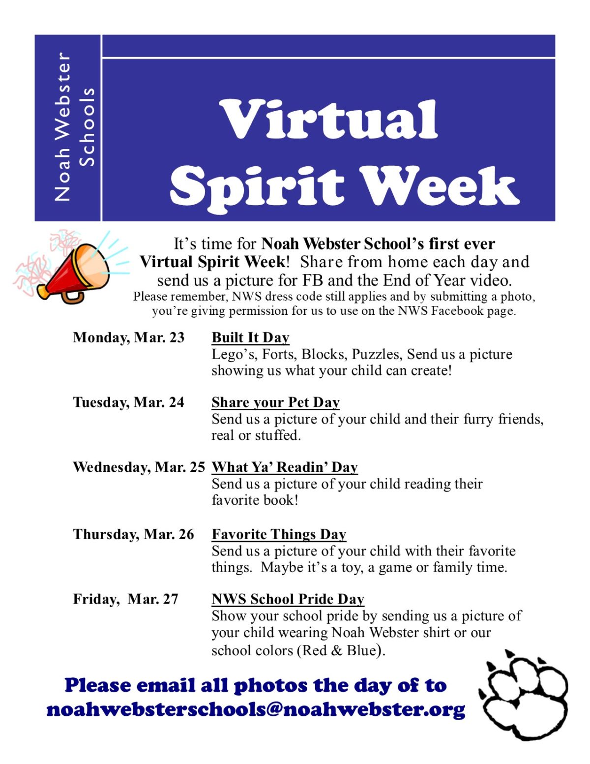 Wildcat Virtual Spirit Week