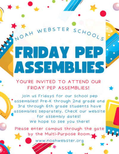Friday Pep Assemblies