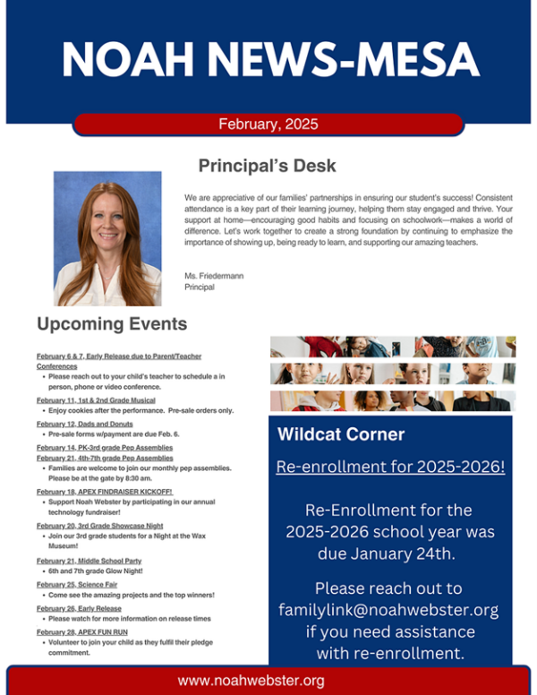 MESA Noah News: February 2025